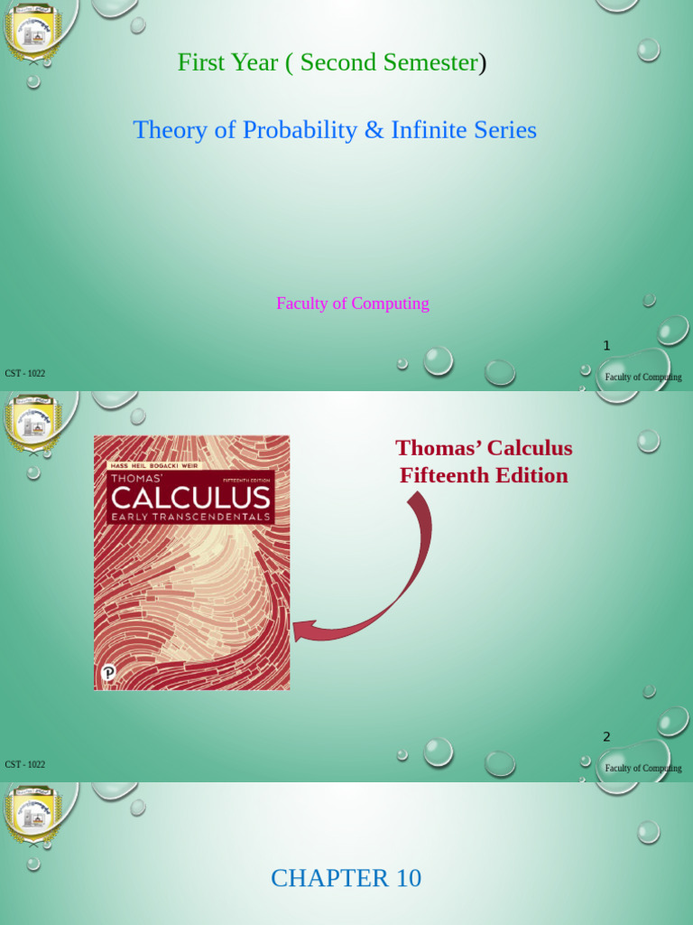CST 1022 C-10.1 (Series) | PDF | Sequence | Function (Mathematics)