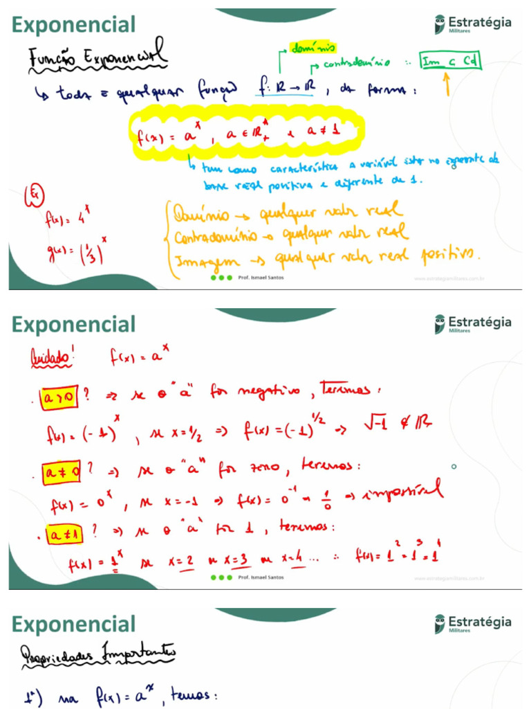 6 Função Exponencial | PDF