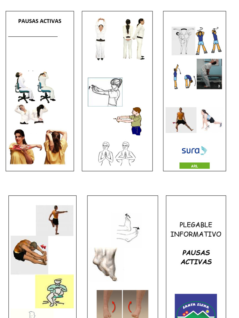 Plegable Pausas Activas | PDF