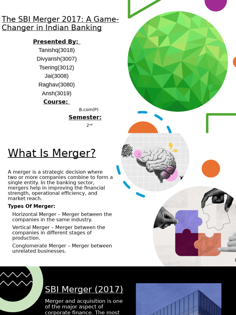 Merger of SBI and Its Associate Banks | PDF | Banks | Business