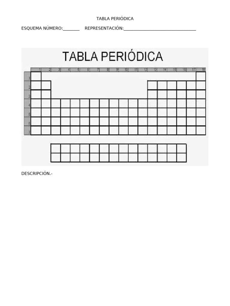 Tabla en Blanco | PDF