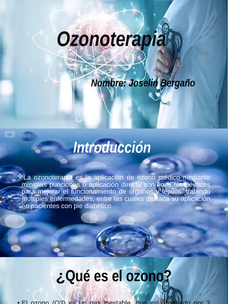 Ozonoterapia (2) Joselin Bergaño | PDF | Herida | Sangre