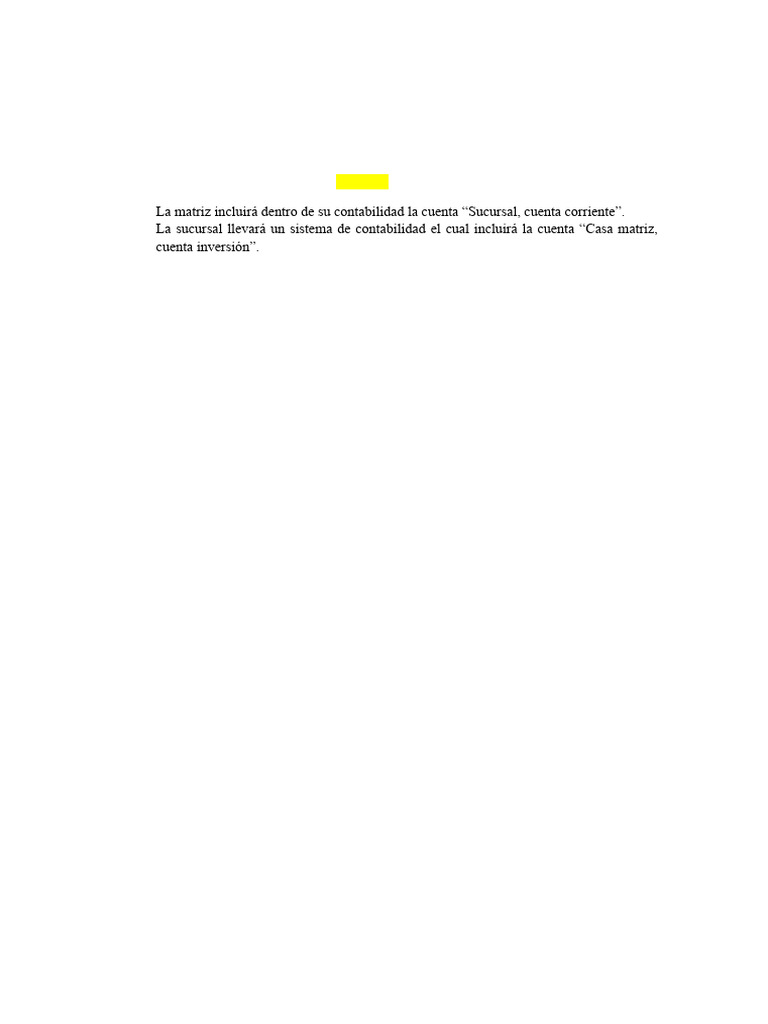 Práctica No. 1 Asientos Casa Matriz | PDF | Dinero | Corporaciones