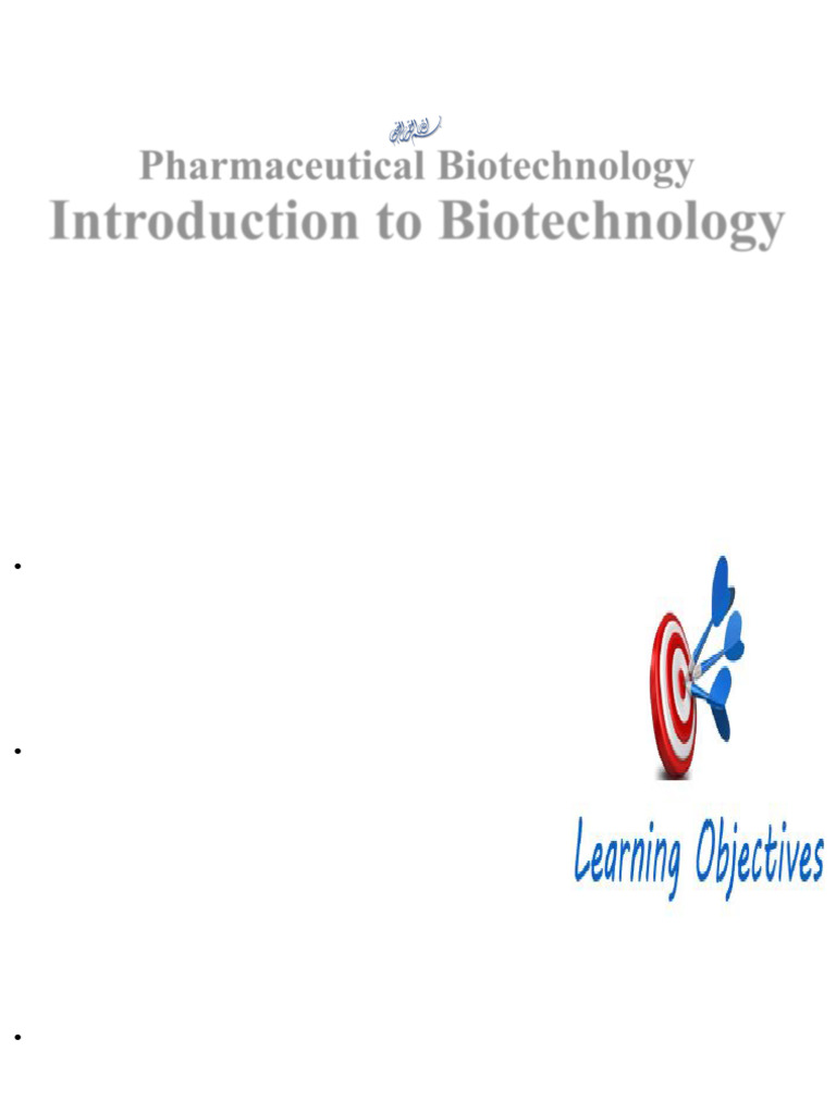 Overview of Pharmaceutical Biotechnology | PDF | Biopharmaceutical ...