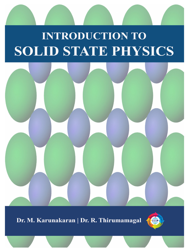 Introduction to Solid State Physics Guide | PDF | Chemical Bond | Ionic ...