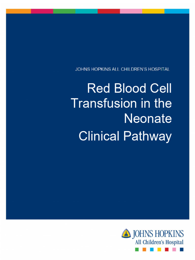 Blood Product Transfusion Clinical Pathway 2022 | PDF | Blood ...