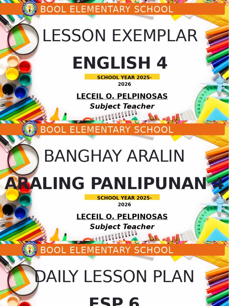 Rainbow Flat Lay Back To School Facebook Post | PDF