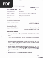 Environmental Studies Semester 1 Paper 2024 | PDF | Ecosystem ...