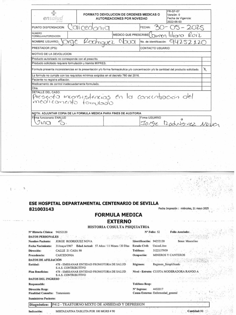 Formato de Devolución | PDF