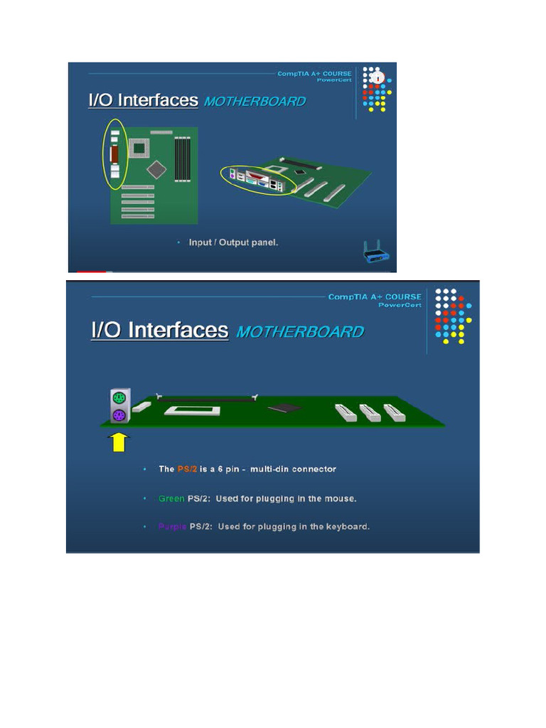 MotherBoard IO Interfaces Iodevi | PDF