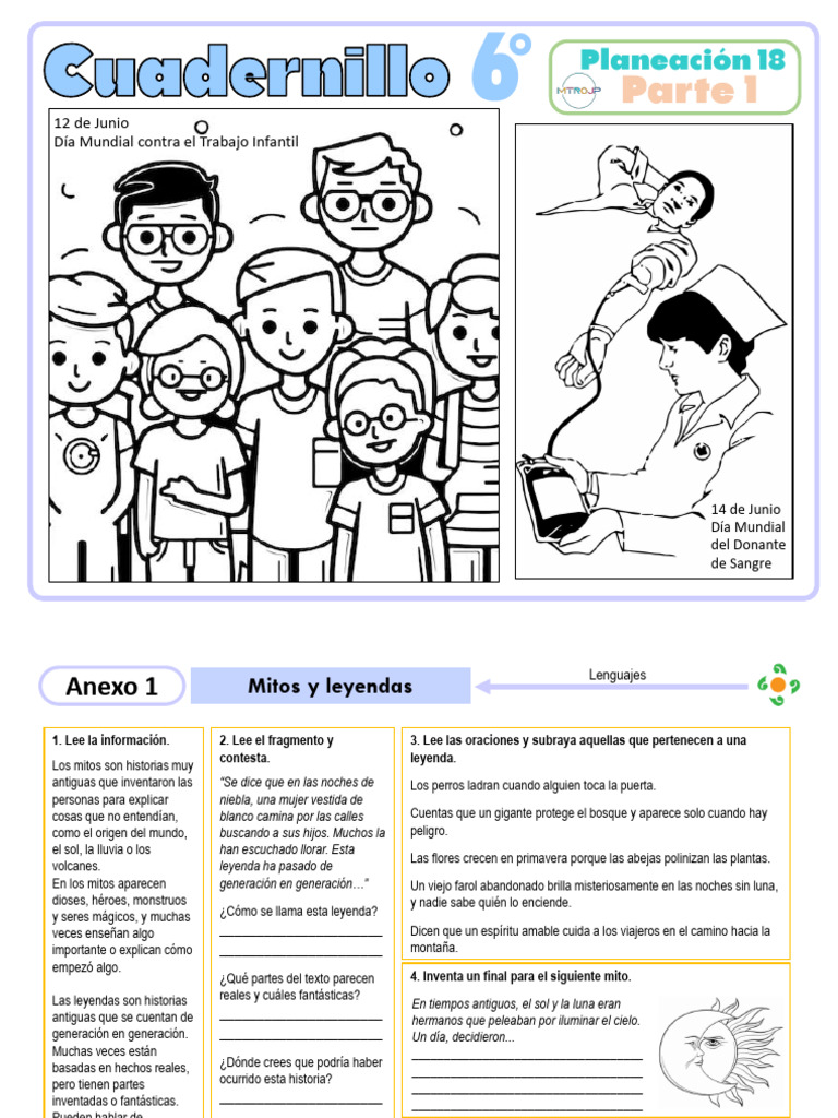 Cuad Parte 1 6° | PDF | Cometa | Meteoroide