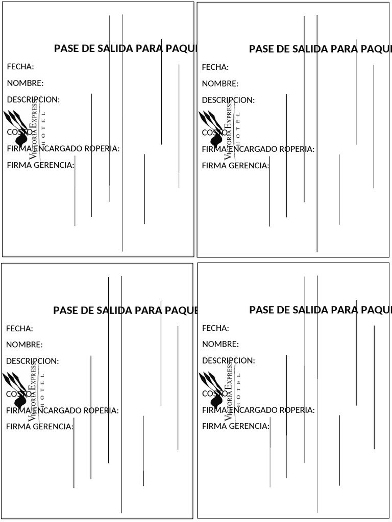 Pases de Salida | PDF