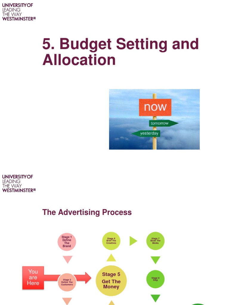 Budget Setting and Allocation | PDF | Advertising | Brand