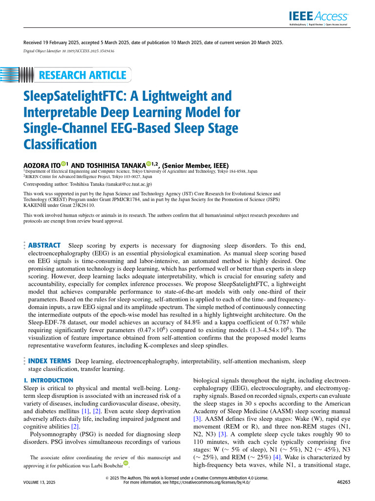 57-SleepSatelightFTC A Lightweight and Interpretable Deep Learning ...