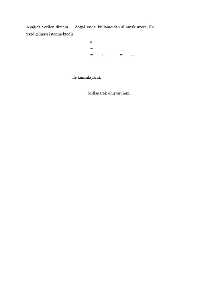 Son Hafta Uygulamalar 24 25 Bahar TBB - 2 | PDF