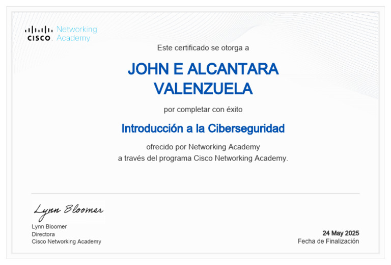Certificado Cisco Networking | PDF