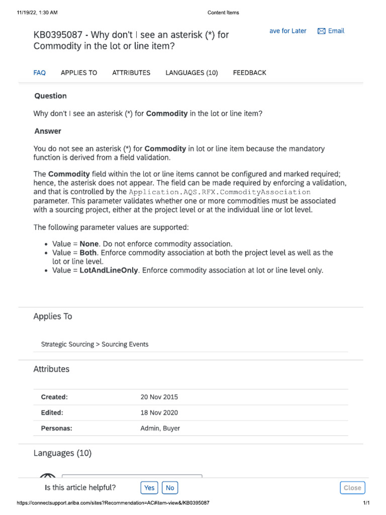 Commodity Code Mandatory | PDF