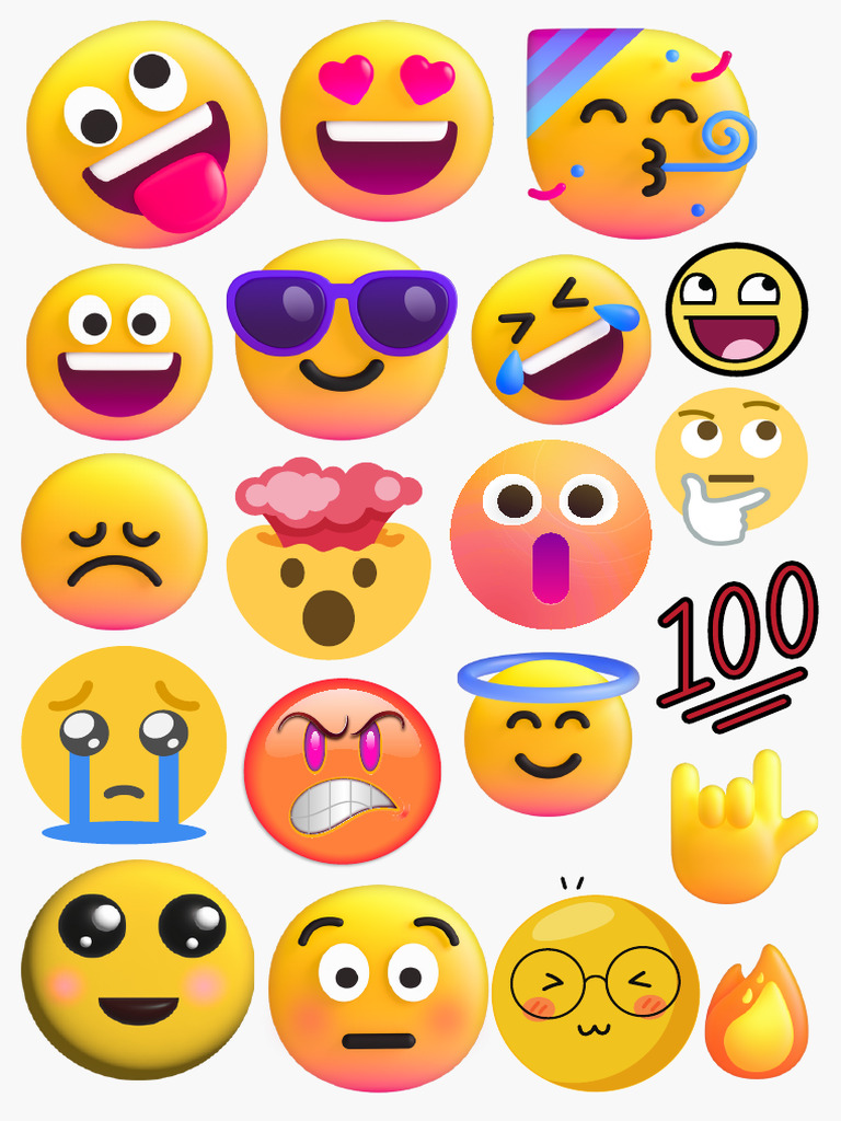 Documento A4 Stickers para Imprimir Ilustrativo Divertido Rosa | PDF