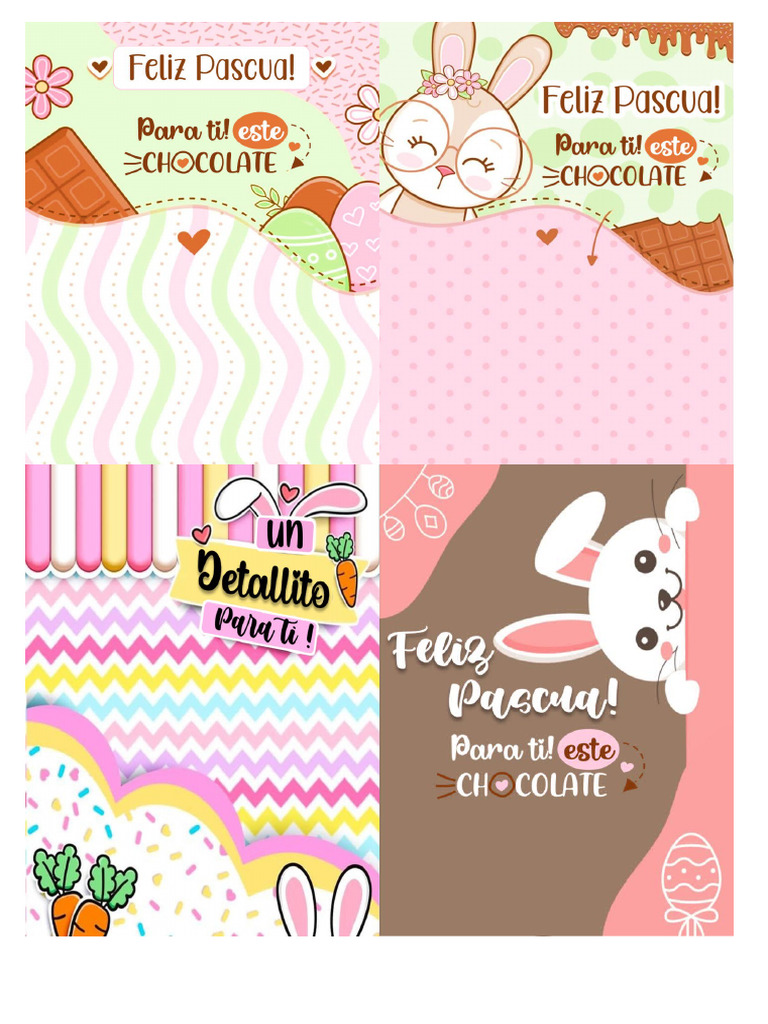 Tarjetitas Chocolate | PDF