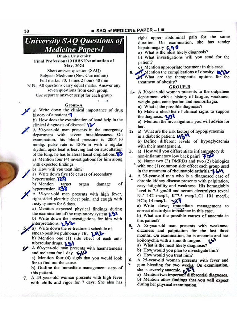 Matrix Questions Paper | PDF