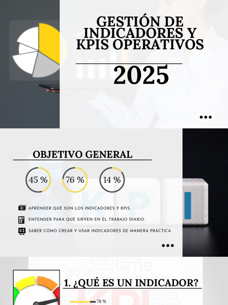 CURSO Gestión de Indicadores y KPIs Operativos | PDF | Indicador de ...
