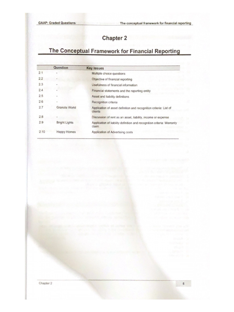 Conceptual Framework and Presentation of Financial Statements | PDF