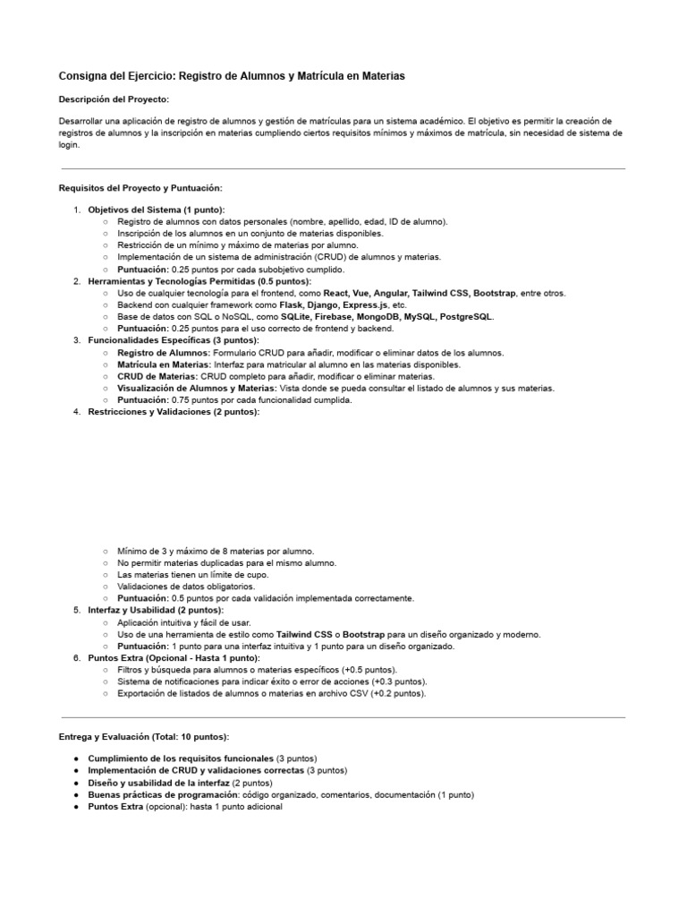 Consigna TP2 | PDF | Bootstrap (marco frontal) | Mi sql
