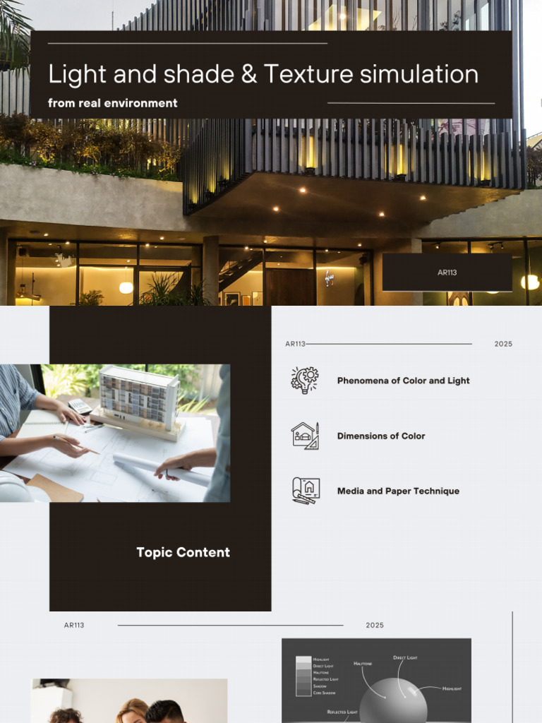2 - Light and Shade & Texture Simulation From Real Environment 01 | PDF