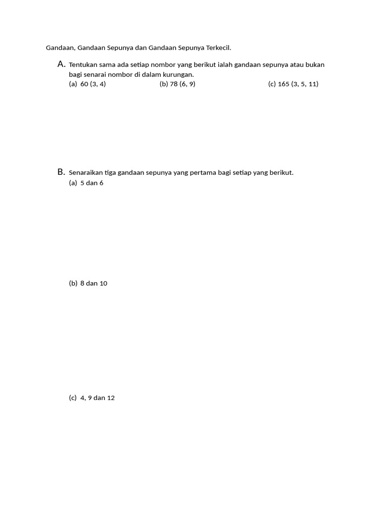 Gandaan FORM 1 | PDF