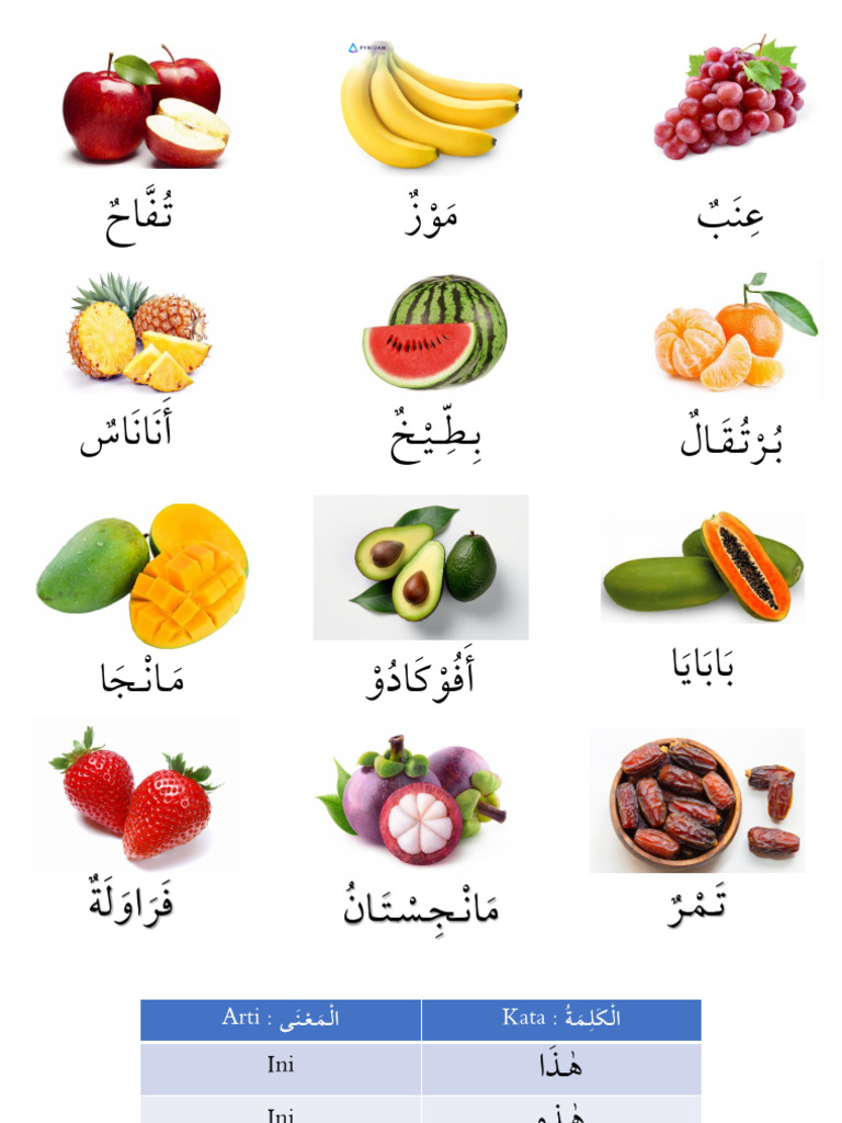 Rangkuman Materi Bahasa Arab Bab SMT 2 | PDF