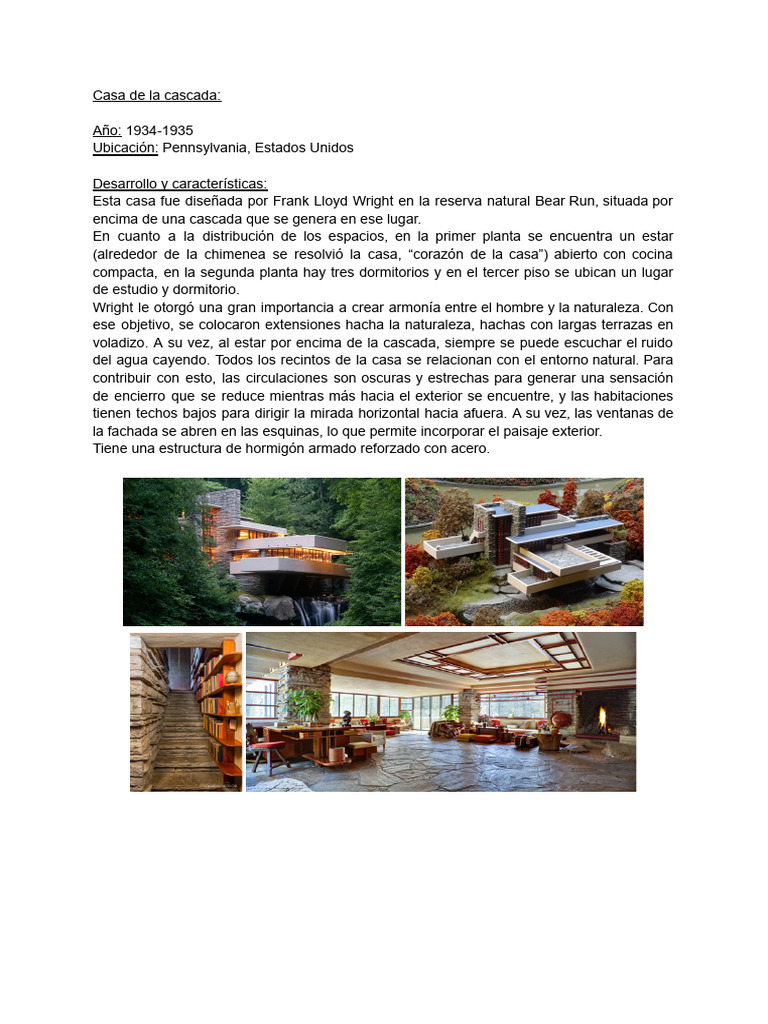Casa de La Cascada | PDF