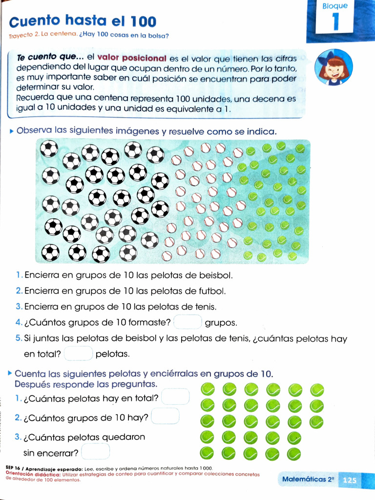 Agrupación y conteo hasta 100 | PDF
