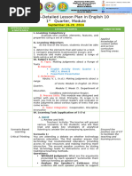 Persuasive Writing Lesson Plan for Grade 6 | PDF | Argument | Rhetoric