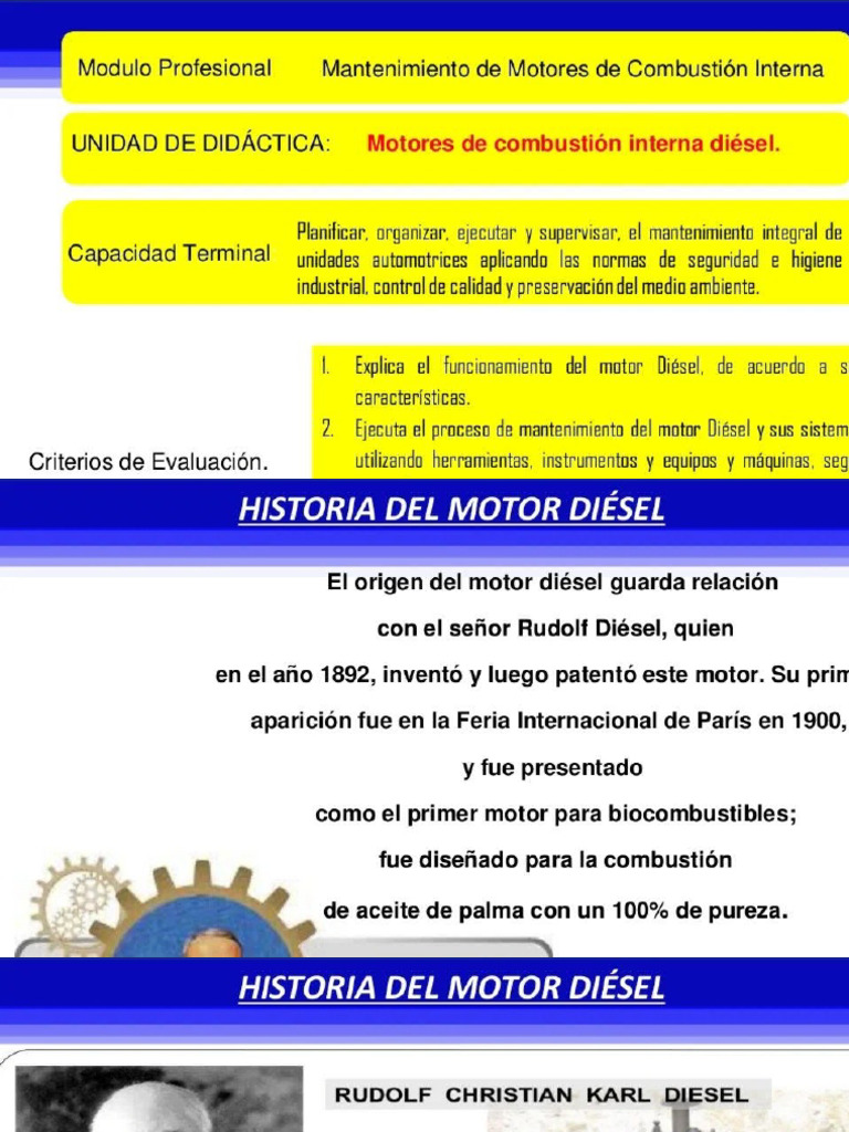 Motor de Combustion Interna Diesel | PDF