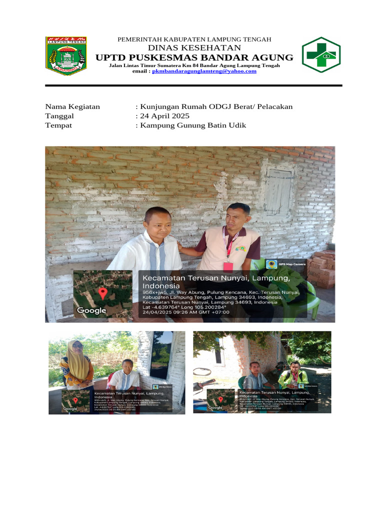 Dokumentasi Foto SPJ Pelacakan Jiwa April 25 | PDF
