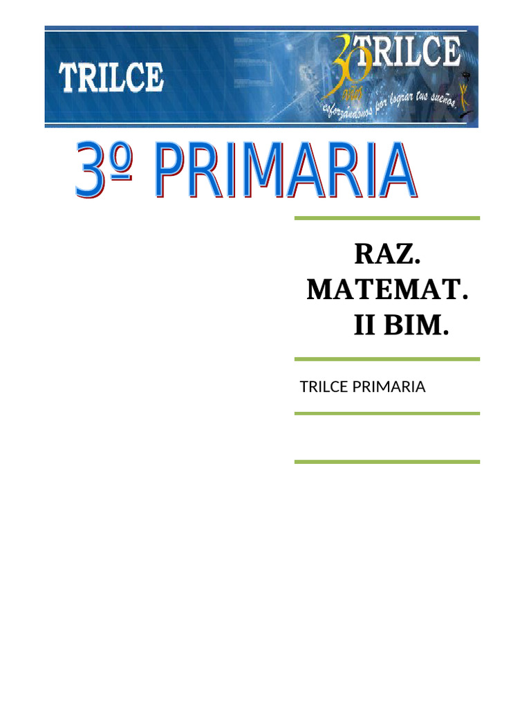 Raz. Mat. Ii Bim | PDF