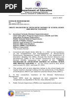 School Head OPCRF 2024 2025 B | PDF | Inventory