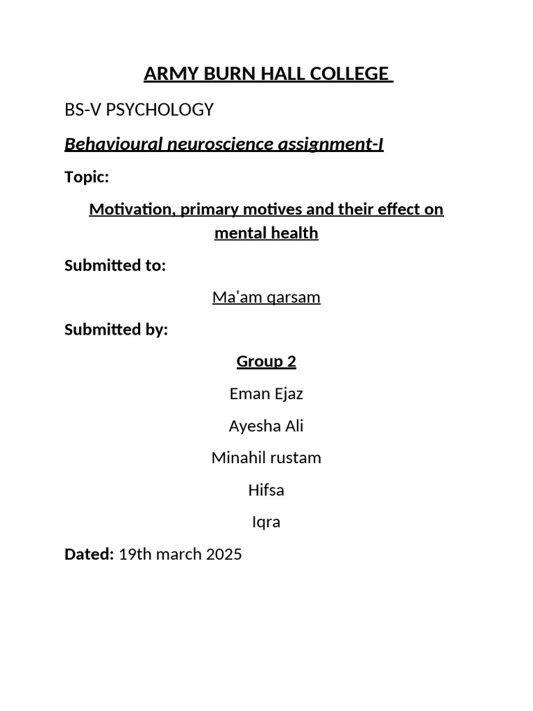 Eman Bns Assignment Bs5 | PDF | Sleep | Circadian Rhythm
