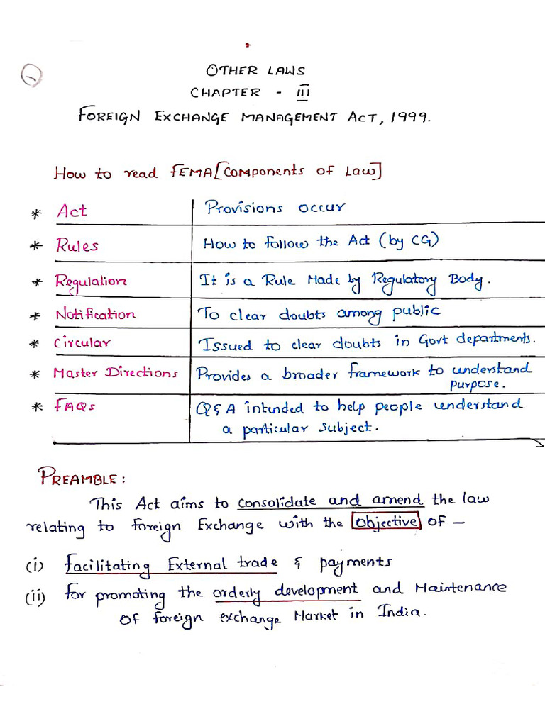 Fema, 1999 Notes | PDF