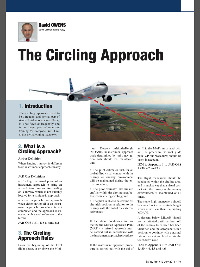 Airbus Circling Approach | PDF