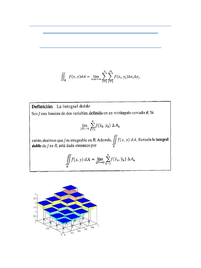 Integral Doble 1 | PDF | Integral | Relaciones matematicas