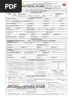 Postal ID Application Form Guide | PDF | Travel Visa | Identity Document