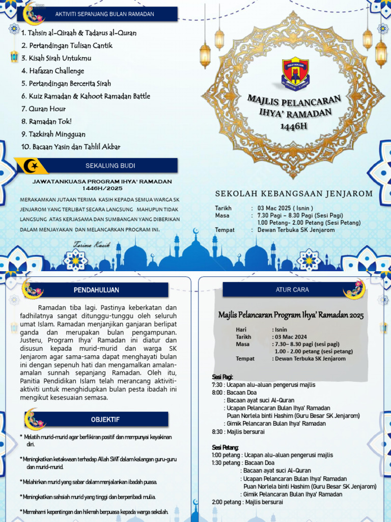 Buku Program Ihya Ramadan 2025 | PDF