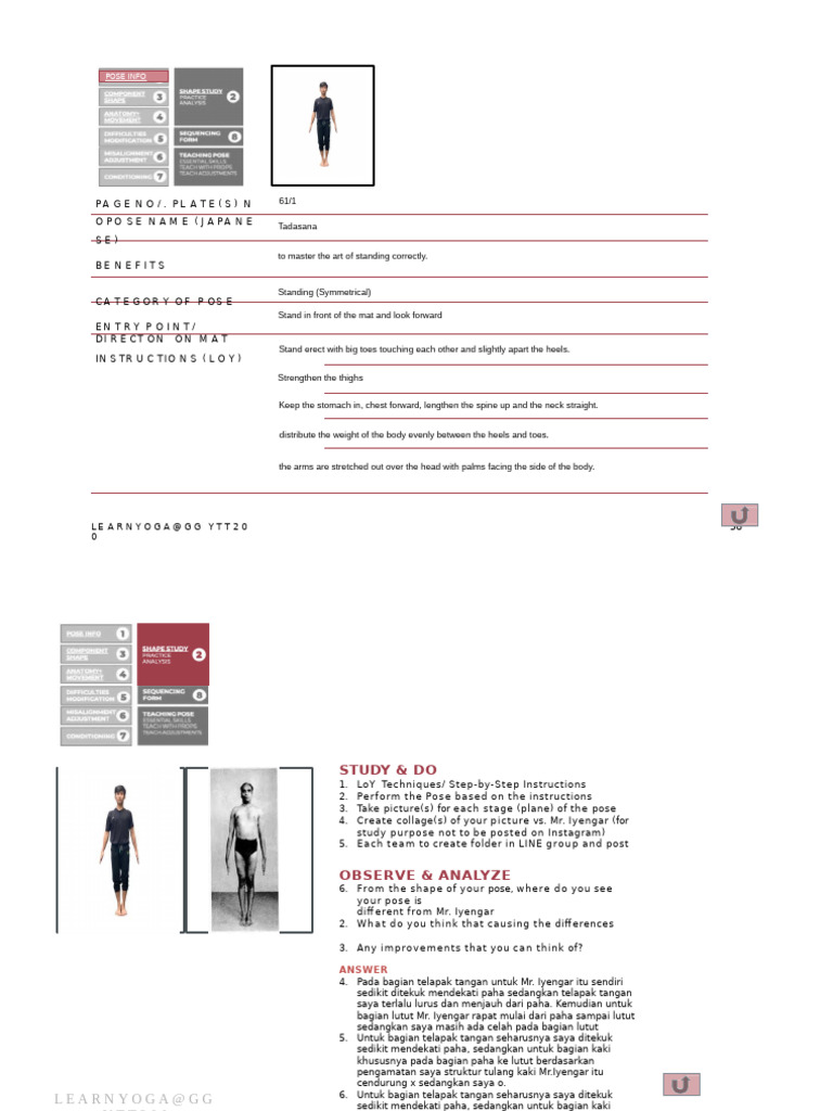 Blank Pose Research | PDF | Asana | Foot