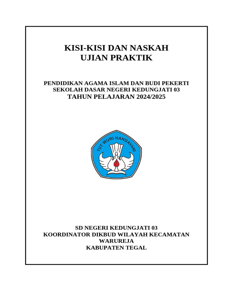 Naskah Ujian Praktik PAI 2025 | PDF
