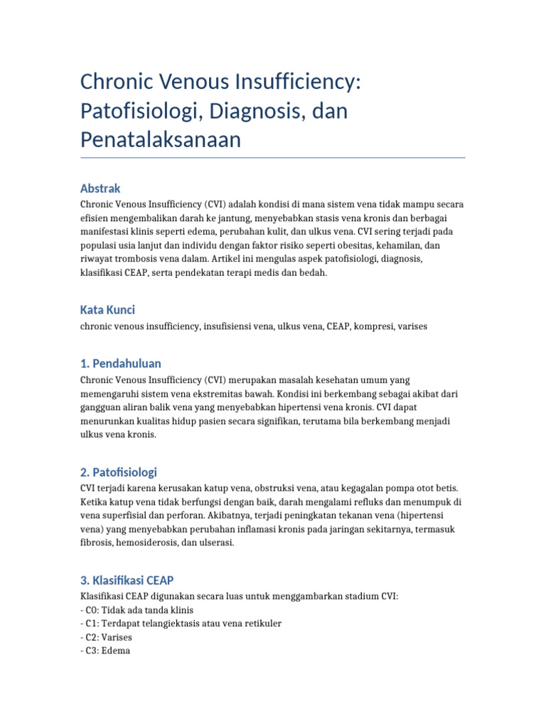 Klasifikasi dan Diagnosis CVI | PDF