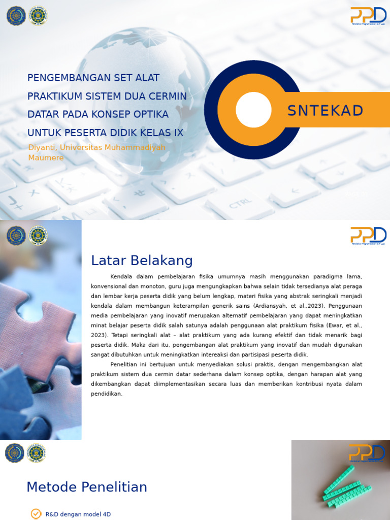 Pengembangan Alat Praktikum Sistem Dua Cermin Datar | PDF