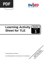 Q1 WS TLE 8 Lesson 1 Week 1 | PDF | Educational Technology | Software
