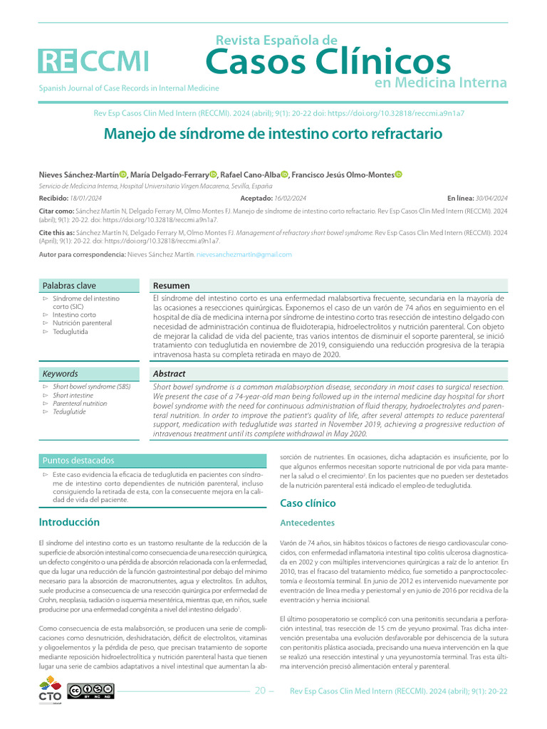 Reccmi 2024 9 1 CS06 957 | PDF | Especialidades Medicas | Gastroenterología