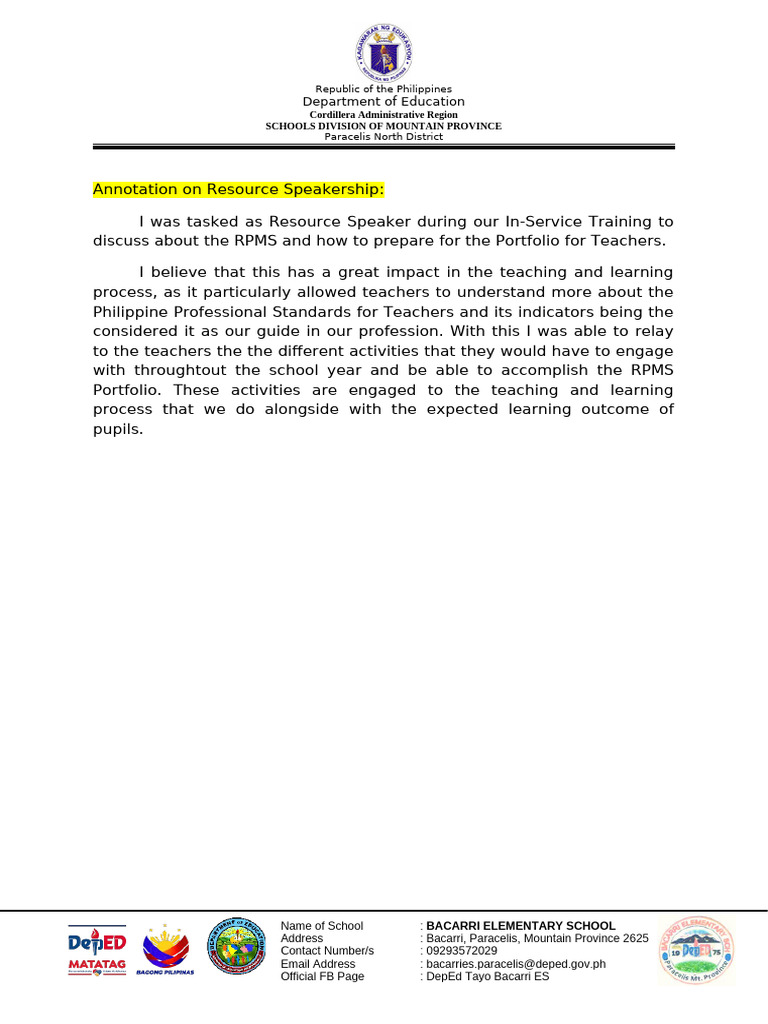 Objective 14-Reflection Note | PDF